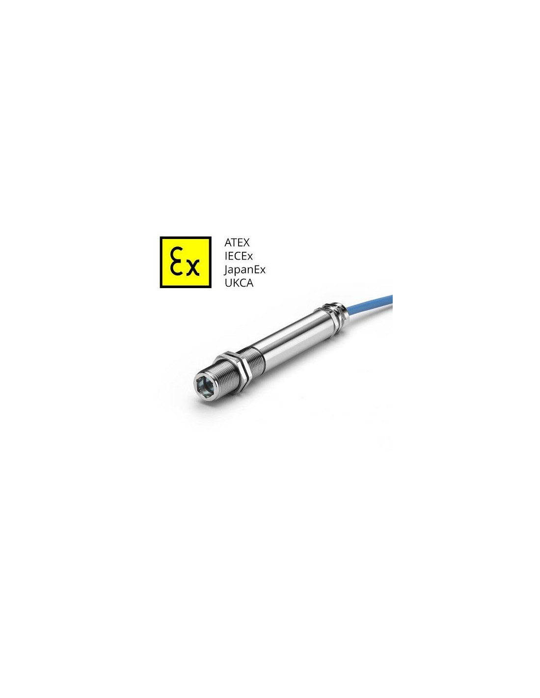 SENSOR DE INFRARROJOS EX OPTICA 2:1 SALIDA 4-20mA 2 HILOS RANGO -20 A ...