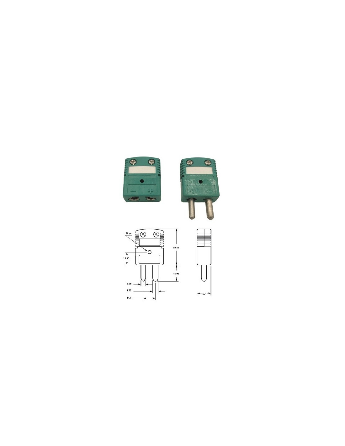 CONECTOR ESTANDAR MACHO TIPO "S" IEC